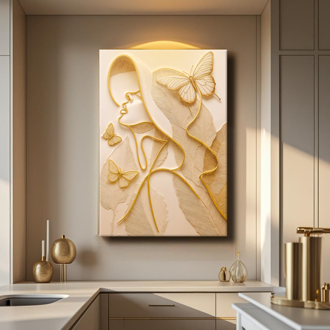 Minimalist Woman Line Wall Art – Nona and Papa Gifts