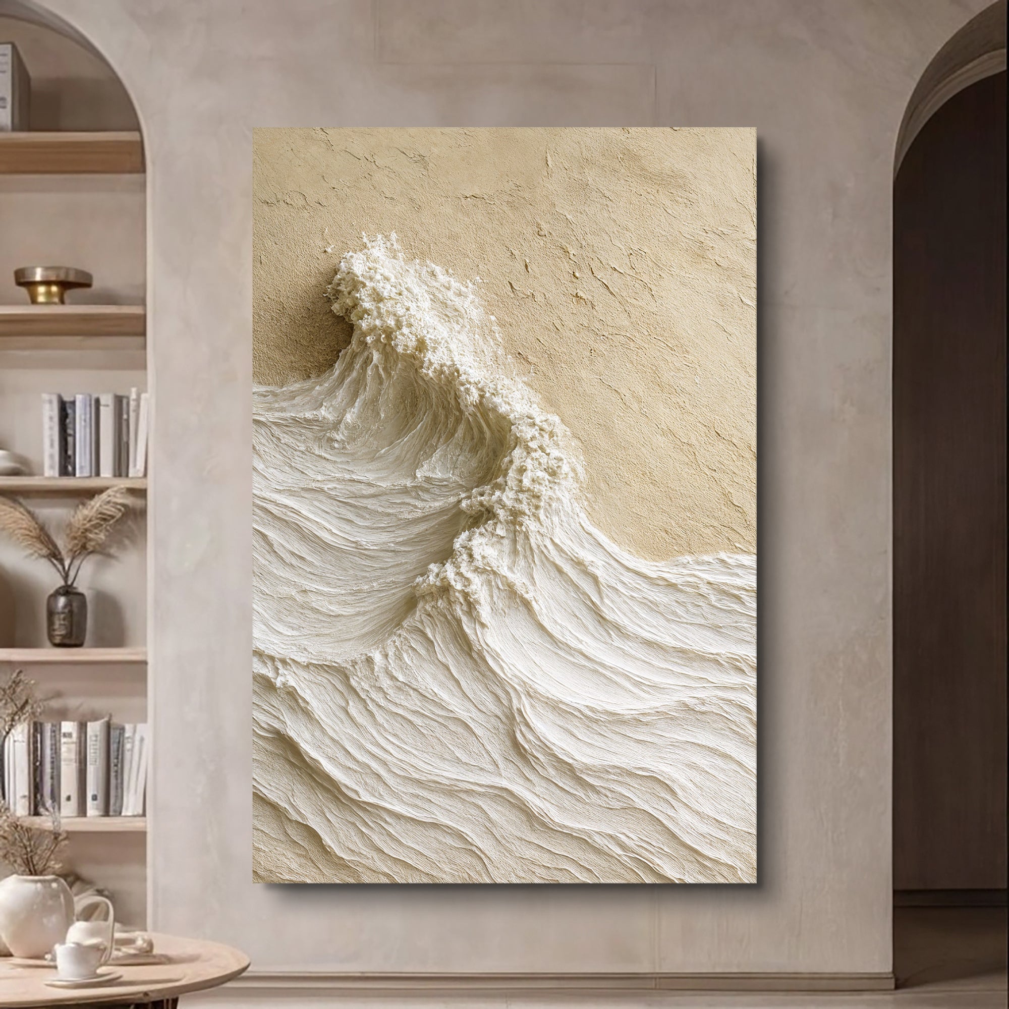 Modern Neutral Mountain Wall Art – Nona and Papa Gifts