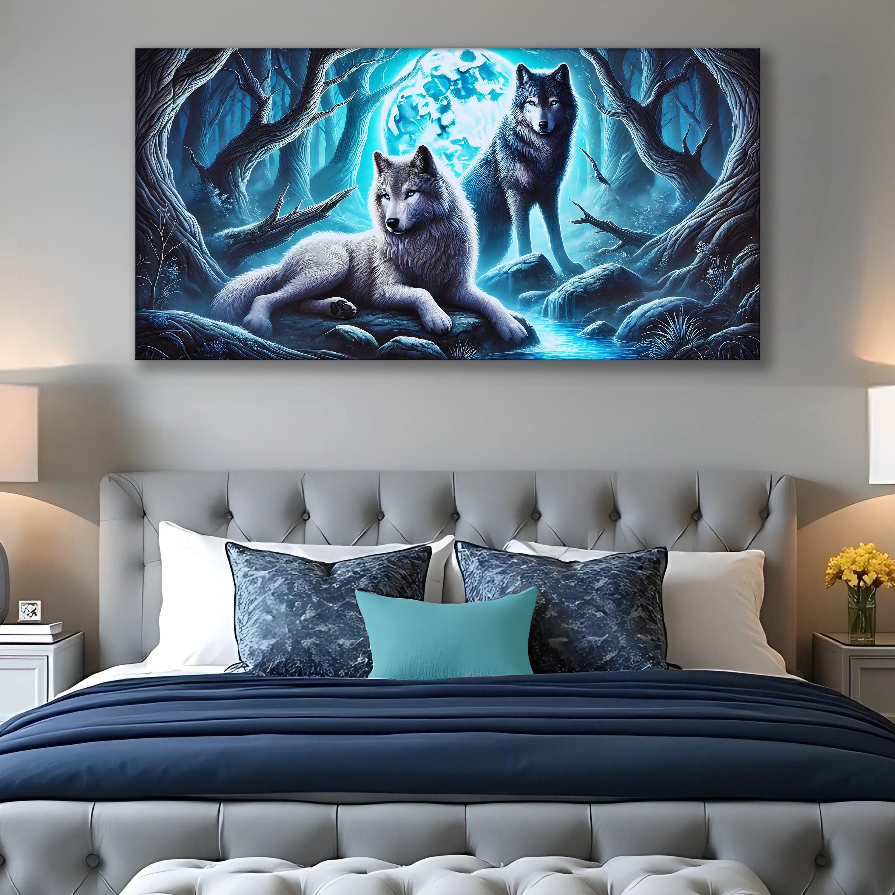 3D Wolves Wall Art – Nona and Papa Gifts
