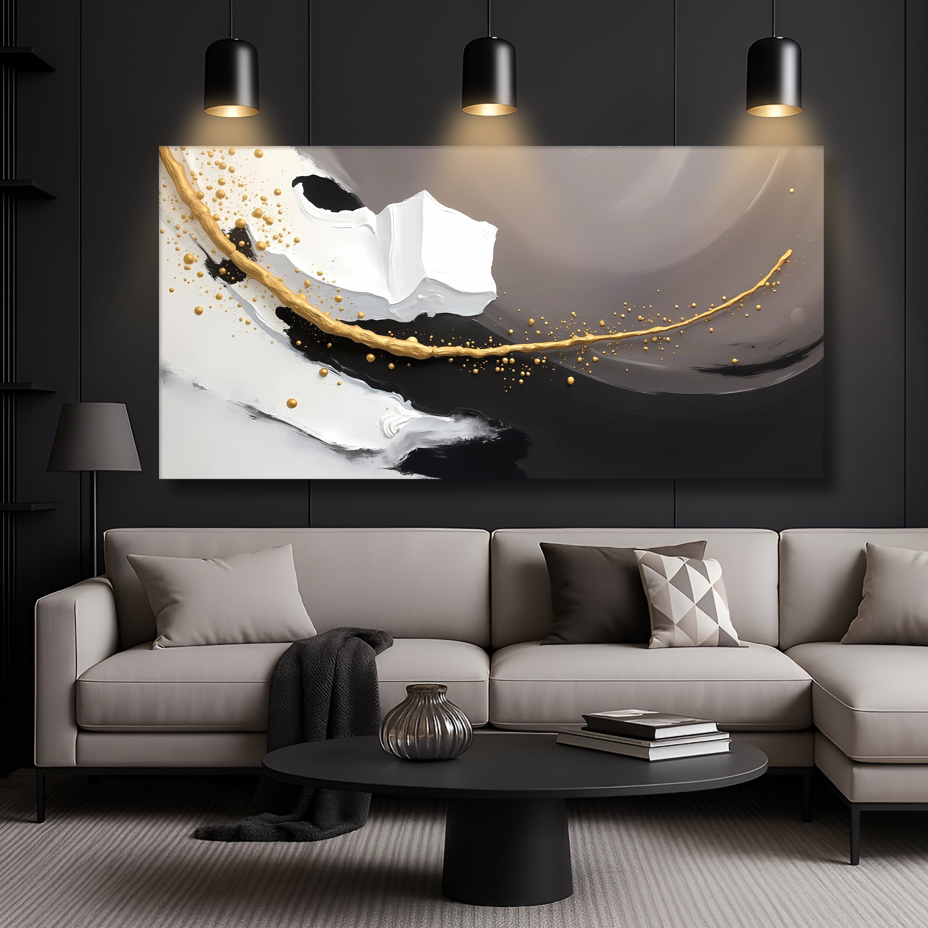 Wave Abstract Wall Art – Nona and Papa Gifts