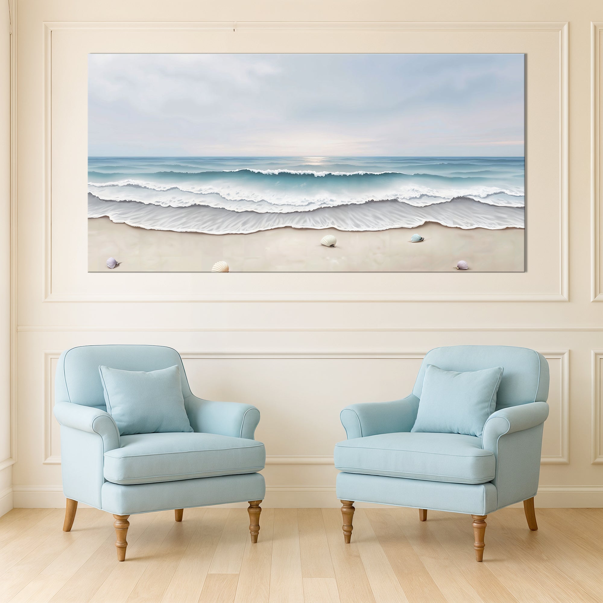 Serene Ocean Wave Coastal Wall Art III – Nona and Papa Gifts