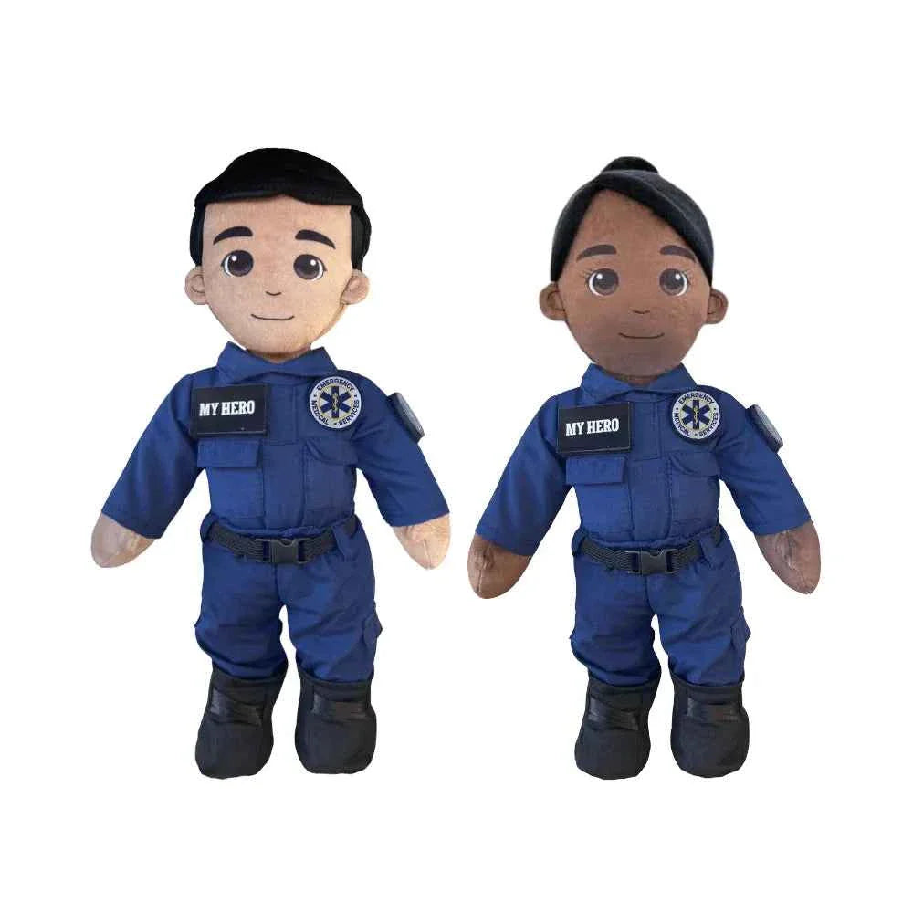 My Hero™ EMT Paramedic Daddy Doll | Recordable Plush – Nona and Papa Gifts