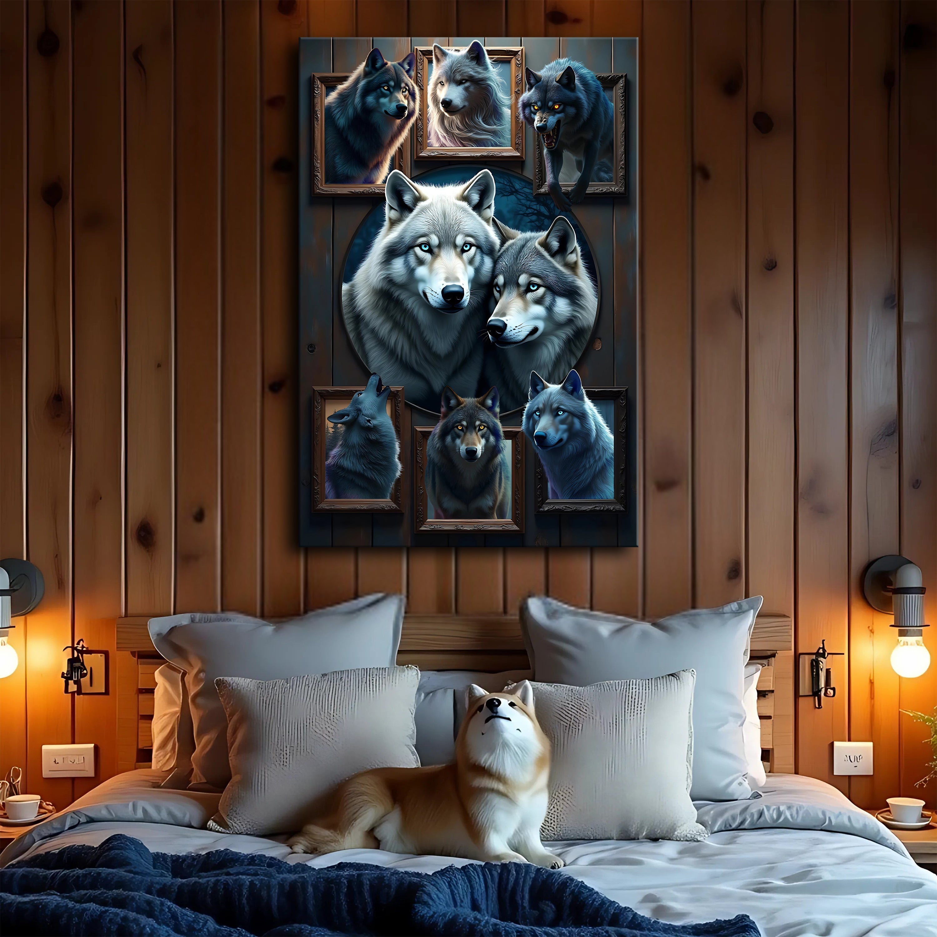 3D Wolf Collage Wall Art II – Nona and Papa Gifts