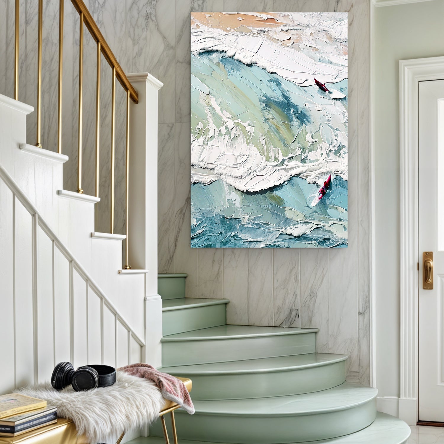 3D Sea Wall Art – Nona and Papa Gifts