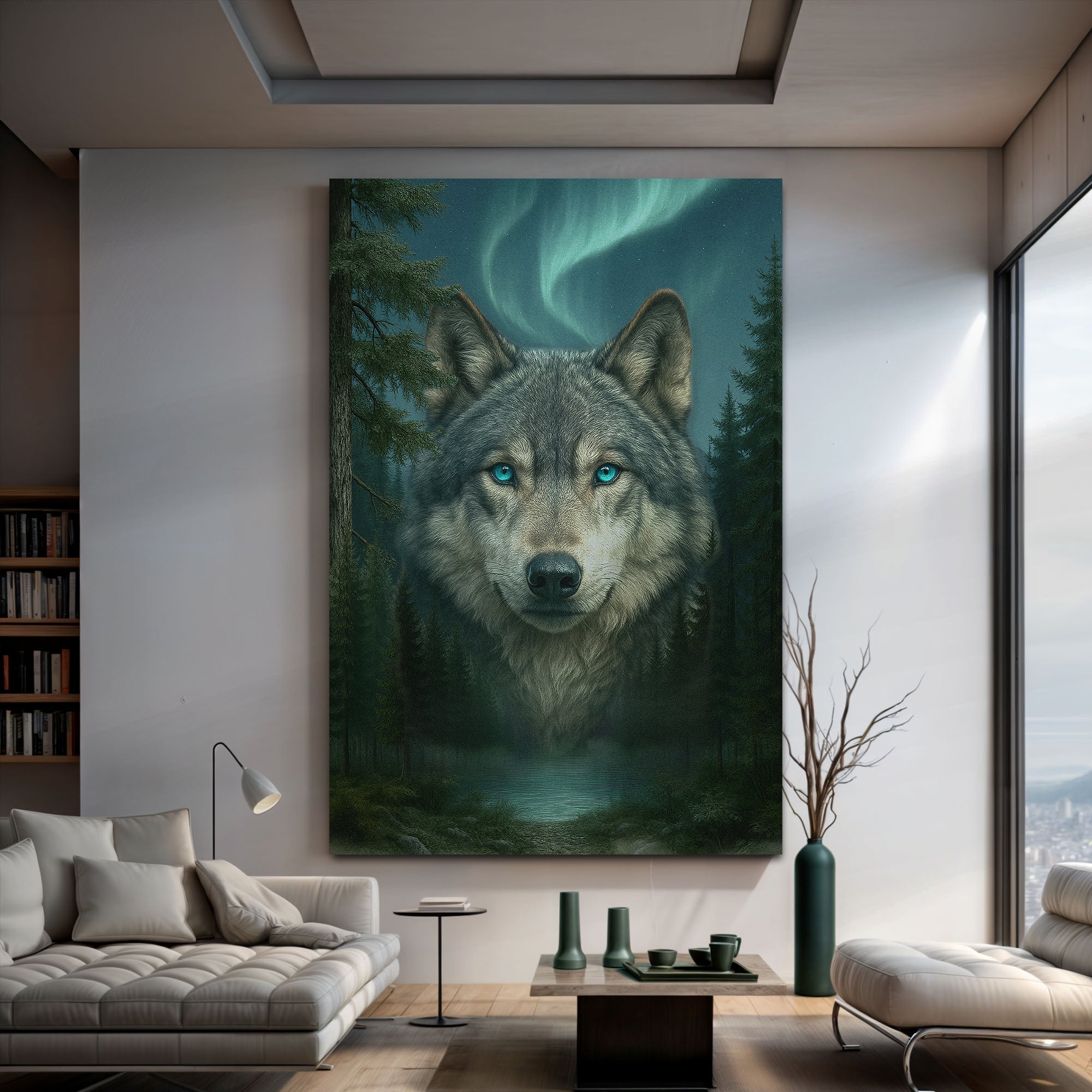 Wolf Northern Symphony Wall Art – Nona and Papa Gifts