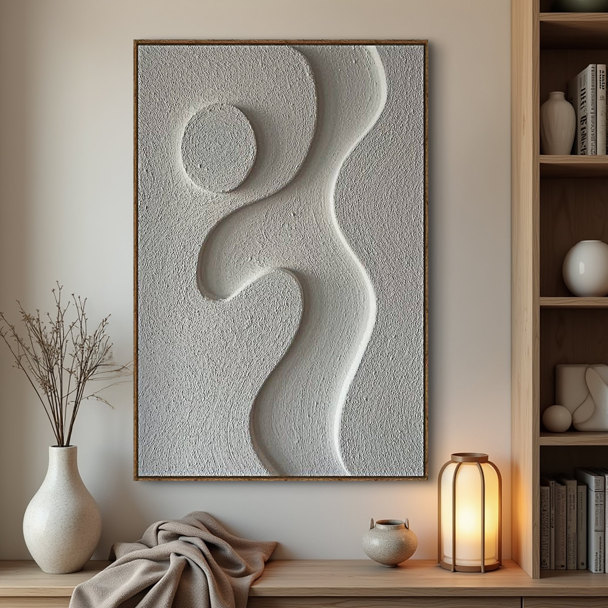 Midcentury Curves Wall Art – Nona and Papa Gifts