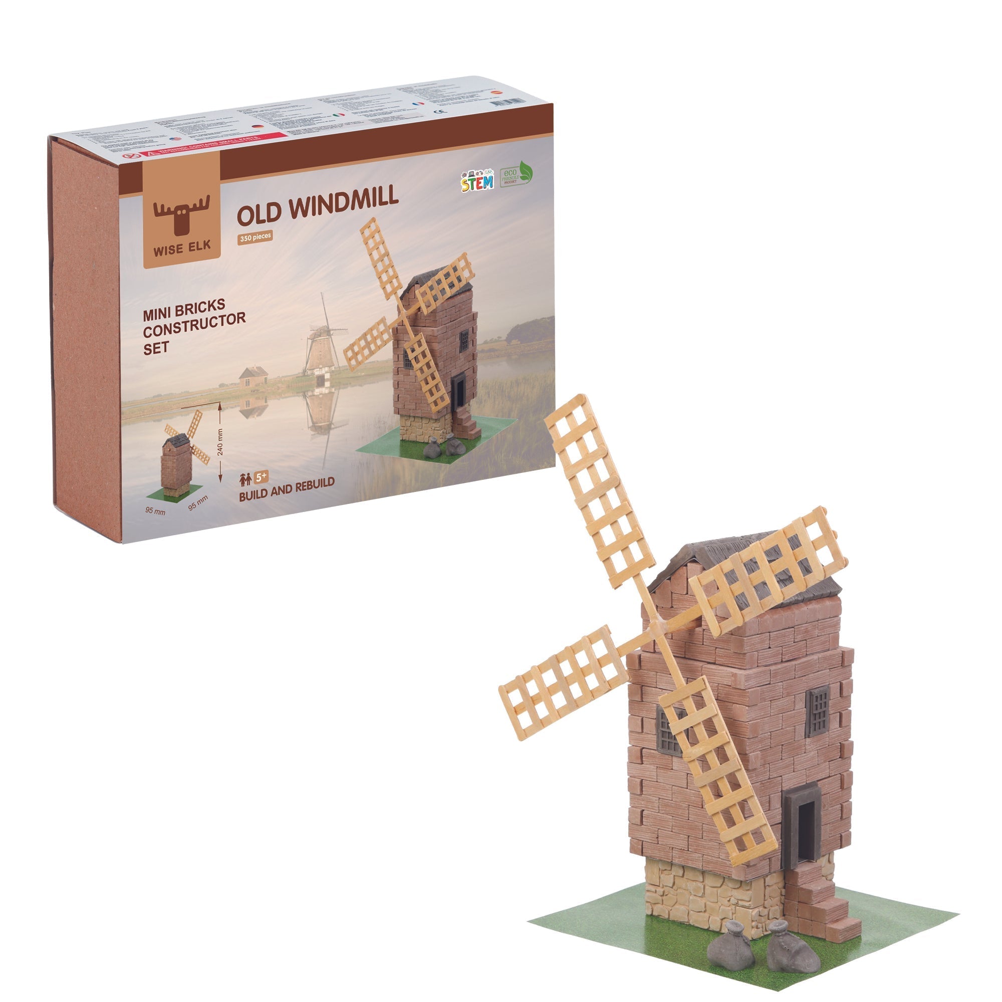 Mini Bricks Construction Set - Old Windmill – Nona and Papa Gifts
