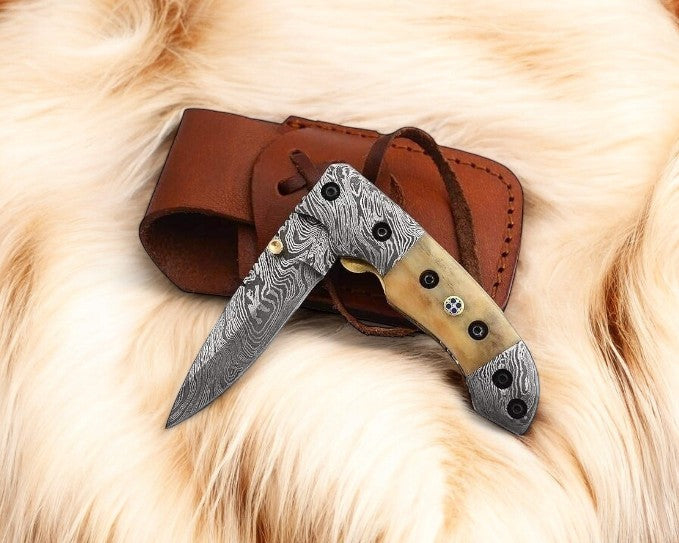 Mini folding knife | Bone Handle pocket knife | 3 inch blade – Nona and ...