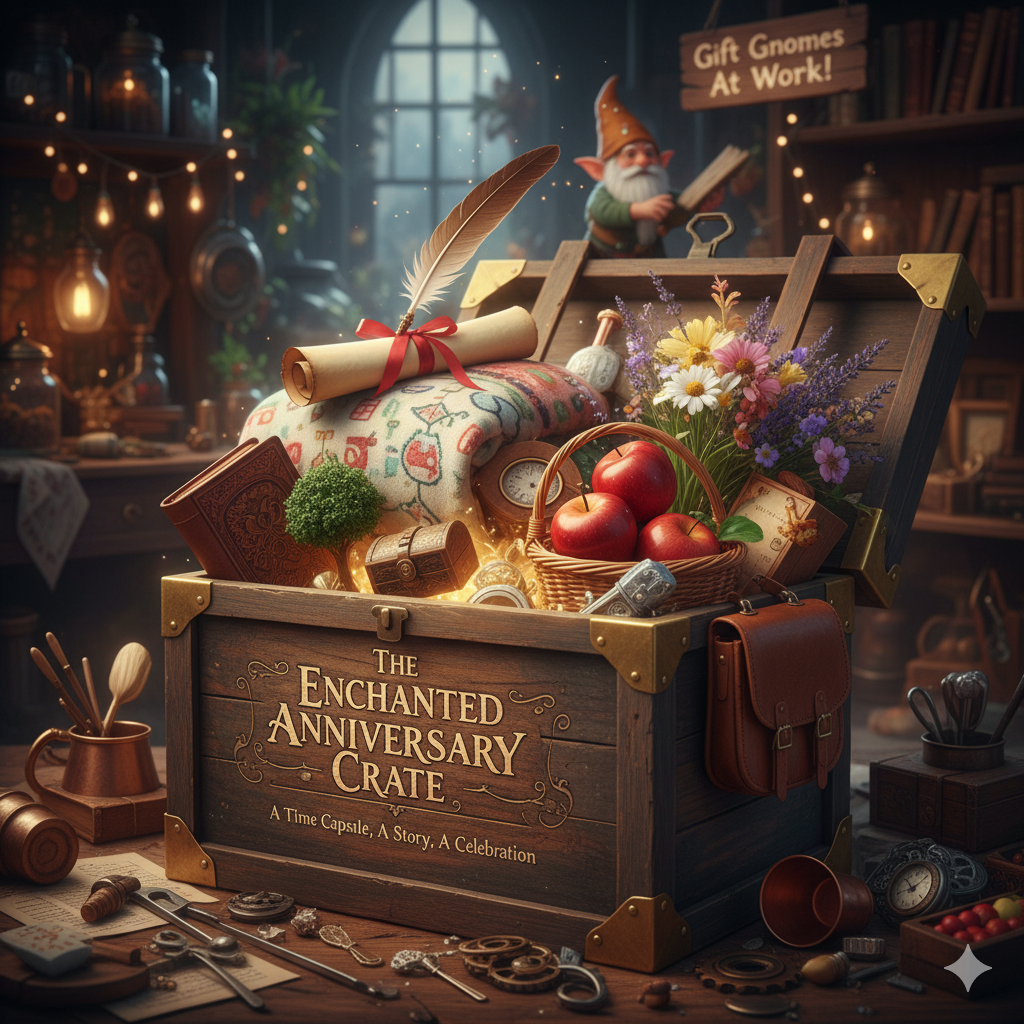 Enchanted Anniversary Crate Gift Box – Nona and Papa Gifts