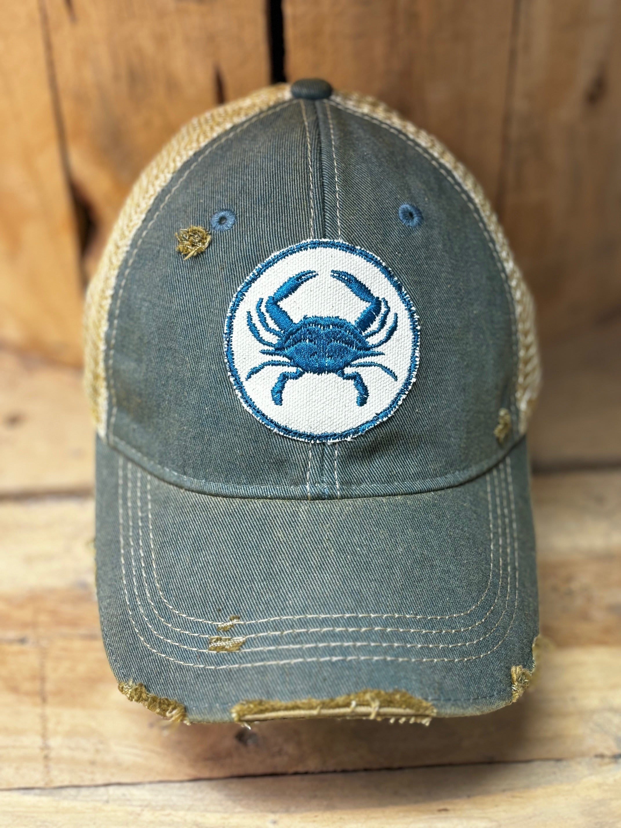 Blue Crab Hat - Unique Handmade Cap – Nona and Papa Gifts