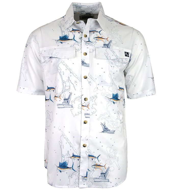 Men's Marine Charts UV Vented Fishing Shirt – Nona and Papa Gifts