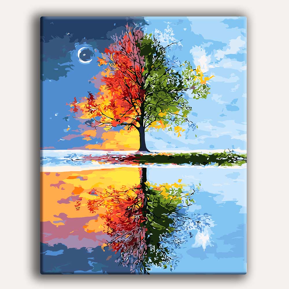 Four Seasons - Paint By Numbers Kit – Nona and Papa Gifts