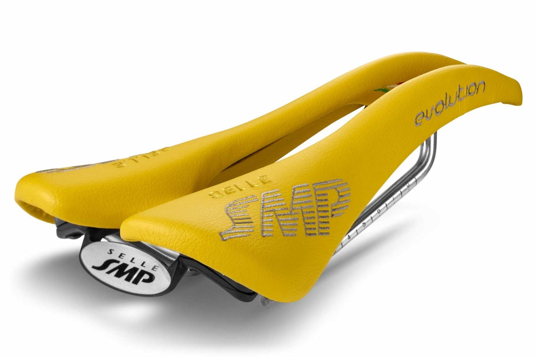 Selle SMP Evolution Saddle with Steel Rails (Yellow) – Nona and Papa Gifts