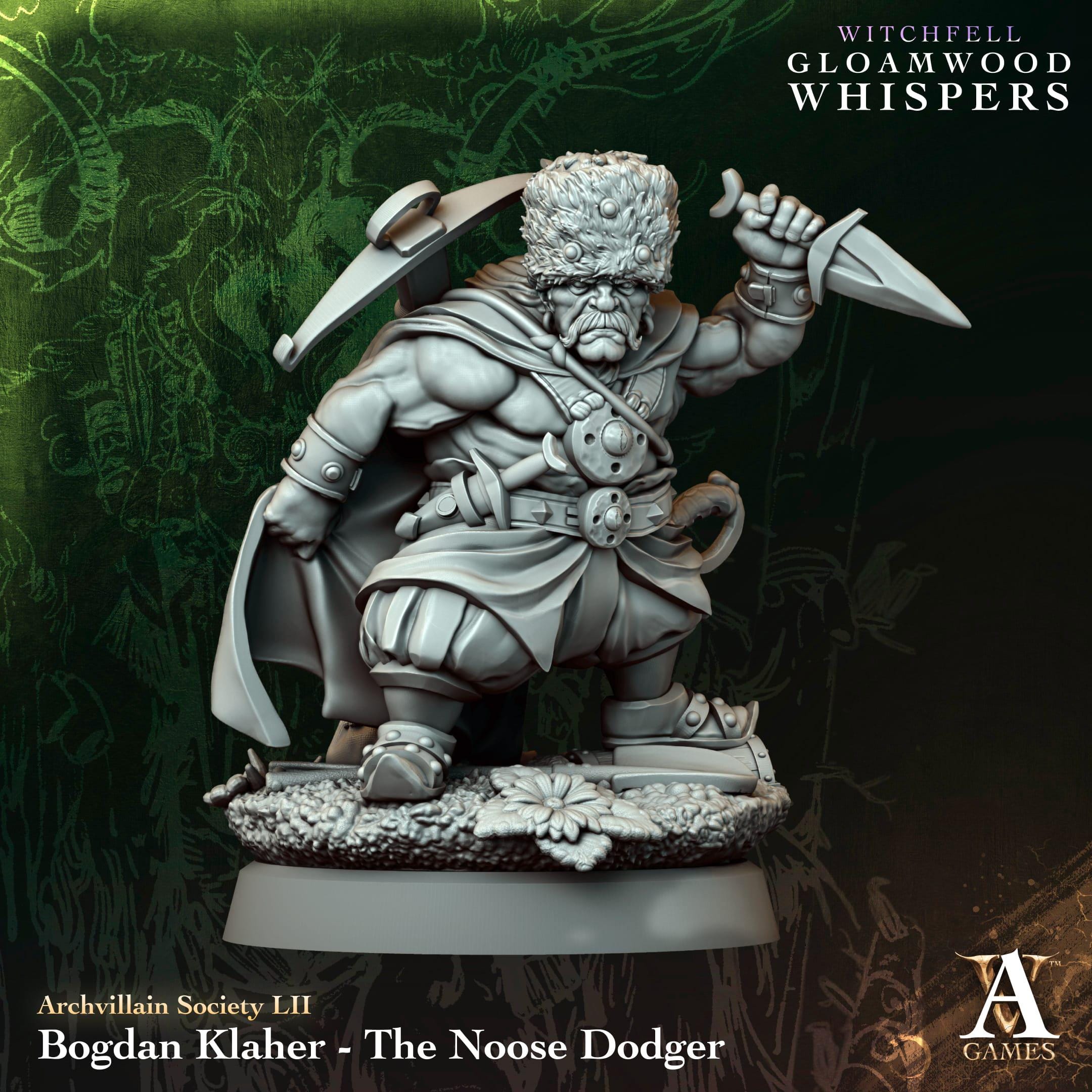 3D Printed Bogdan Klaher - The Noose Dodger by Archvillain Games – Nona ...