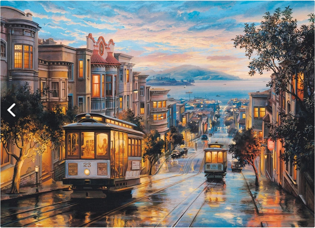 San Francisco Cable Car Heaven 1000 piece puzzle* – Nona and Papa Gifts