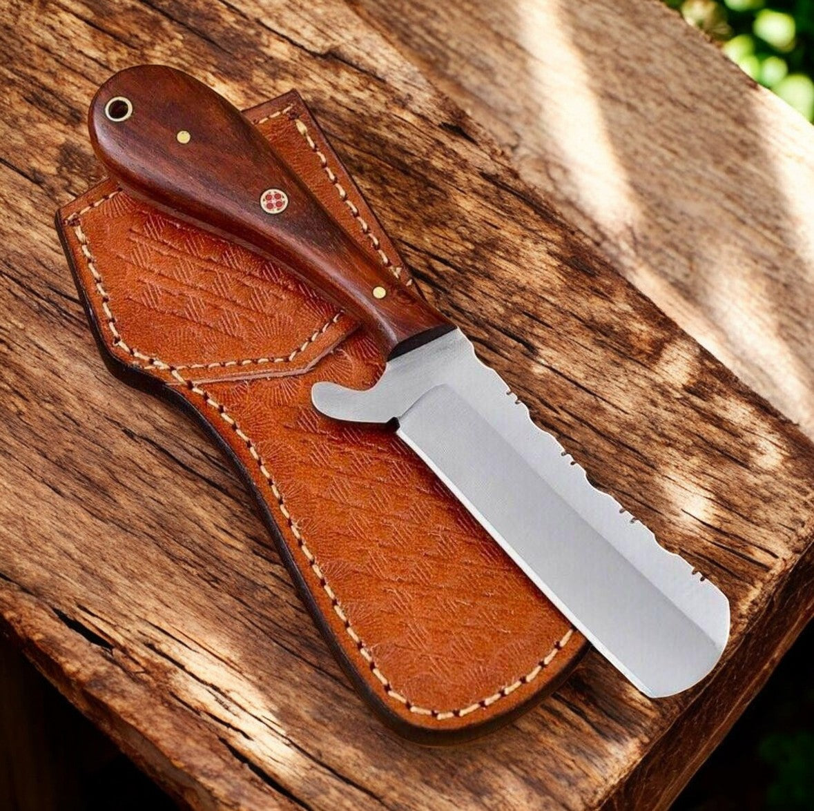Handmade Bull Cutter Knife | 8" Carbon Steel Blade – Nona and Papa Gifts