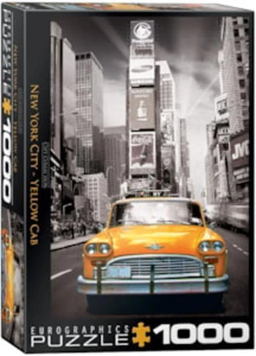 NYC Yellow Cab Puzzle 1000-Piece – Nona and Papa Gifts