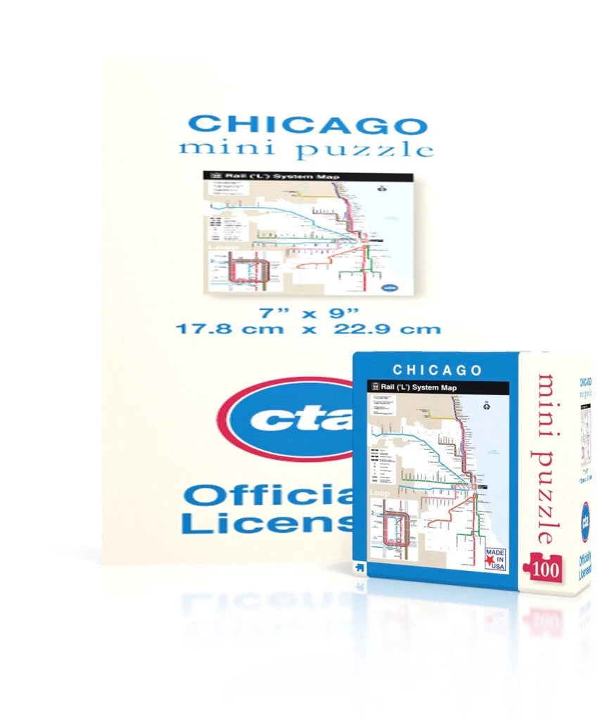 Chicago Transit Map Jigsaw Puzzle - 100 Pieces – Nona and Papa Gifts